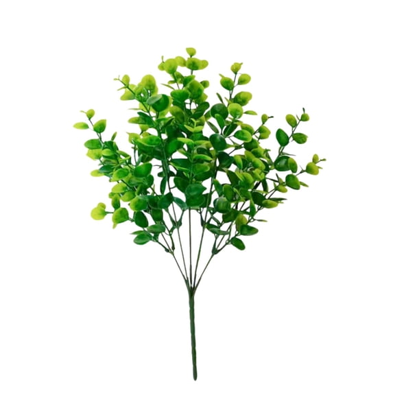 Artificial Shrubs Plastic Fake Bushes for Indoor & Outdoor, Greenery ...