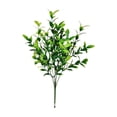 Artificial Shrubs Plastic Fake Bushes for Indoor & Outdoor, Greenery ...