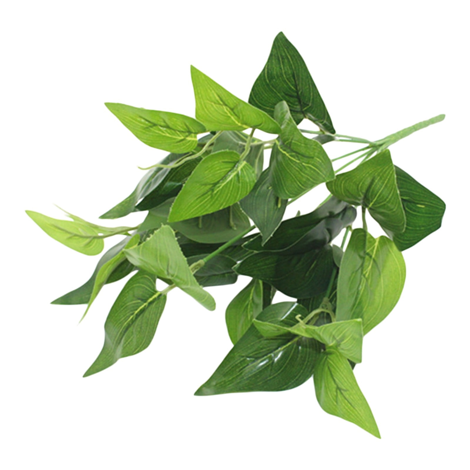 Artificial Shrubs Green Bushes 13 Inch, Grass Greenery Stems for Indoor ...