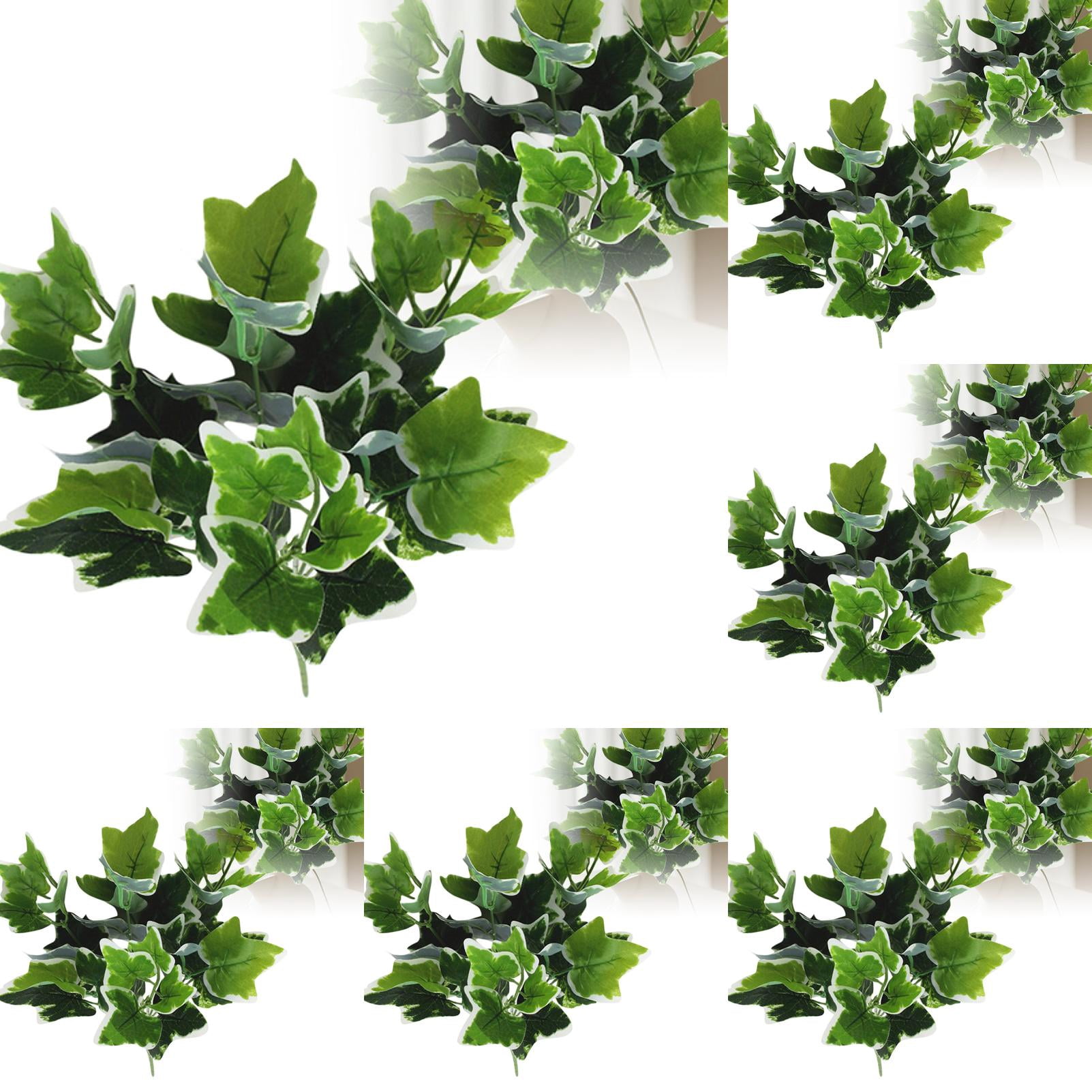 Artificial Shrubs Green Bushes 13 Inch, Grass Greenery Stems for Indoor ...