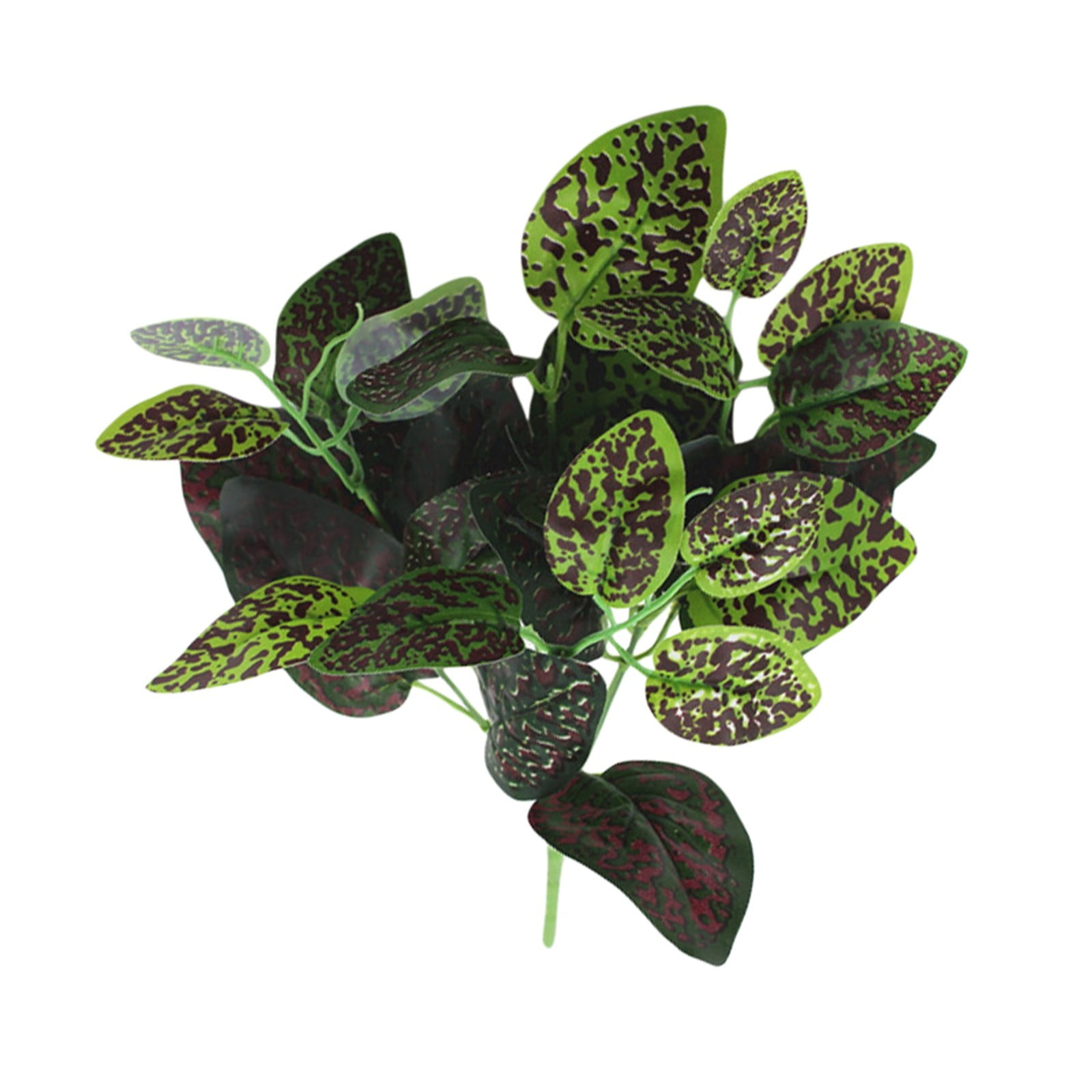 Artificial Shrubs Green Bushes 13 Inch, Grass Greenery Stems for Indoor ...