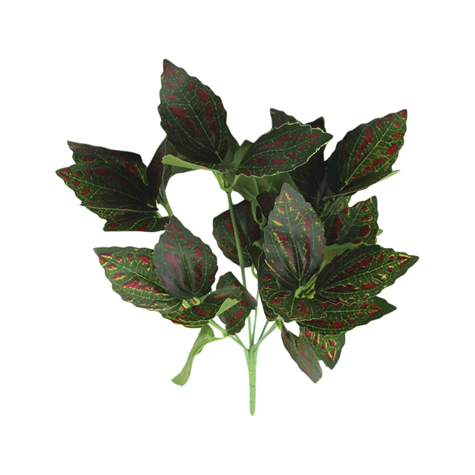 Artificial Shrubs Green Bushes 13 Inch, Grass Greenery Stems for Indoor ...