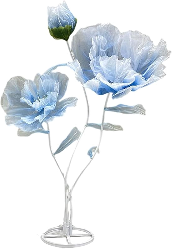 Artificial Silk Flower Decoration, Large Fake Flower with Standing ...