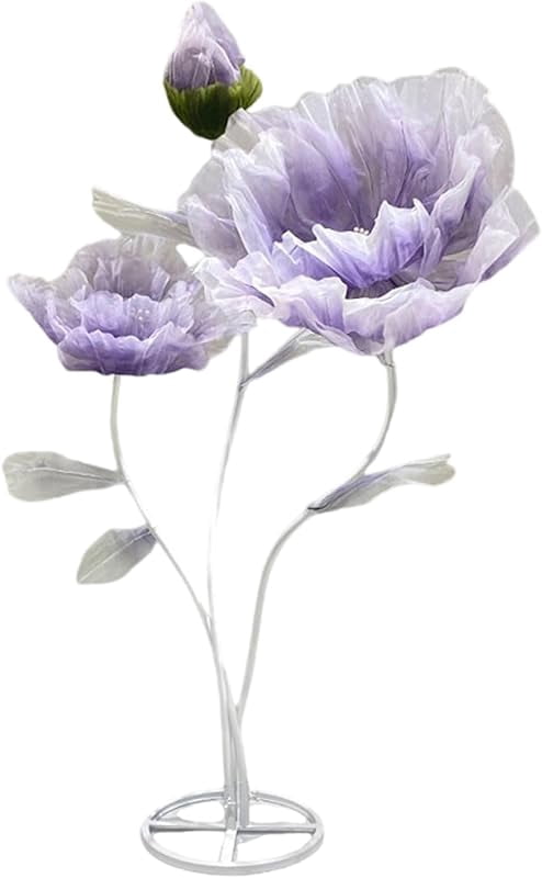 Artificial Silk Flower Decoration, Large Fake Flower with Standing ...