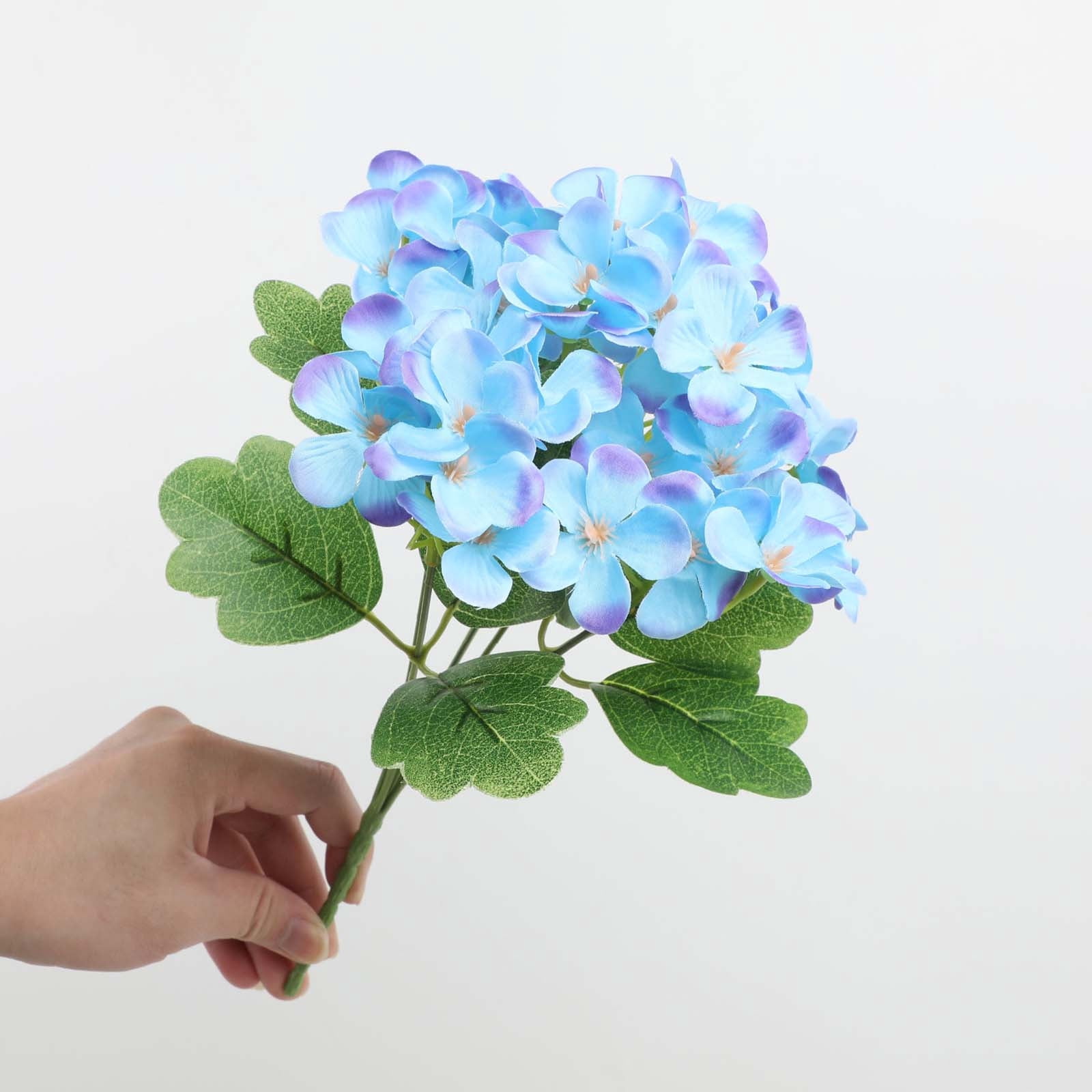 Artificial Silk Flowers Bouquet, Realistic Fake Floral Arrangements for ...