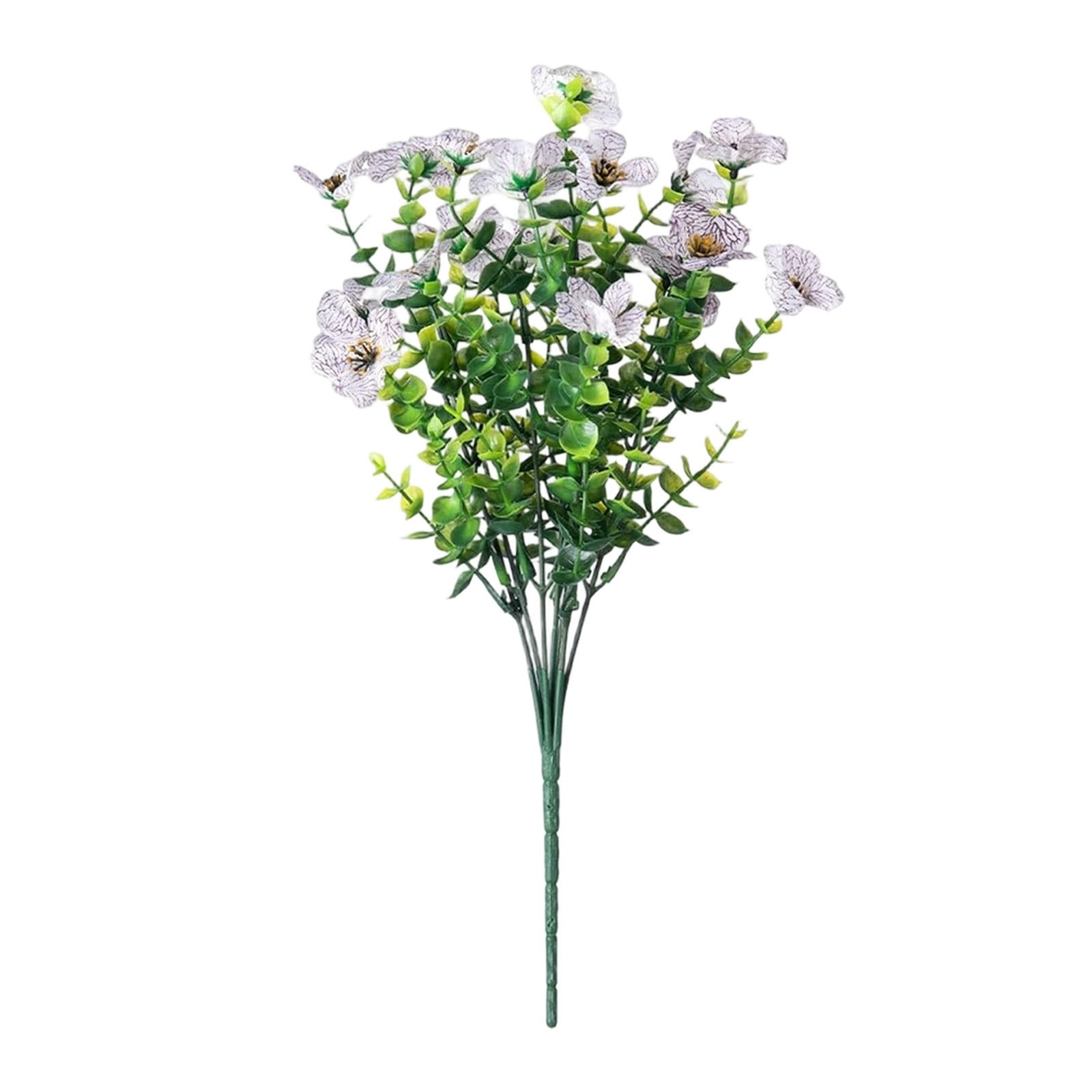 Artificial Silk Flowers for Outdoors, Fake Plants Faux Greenery for ...