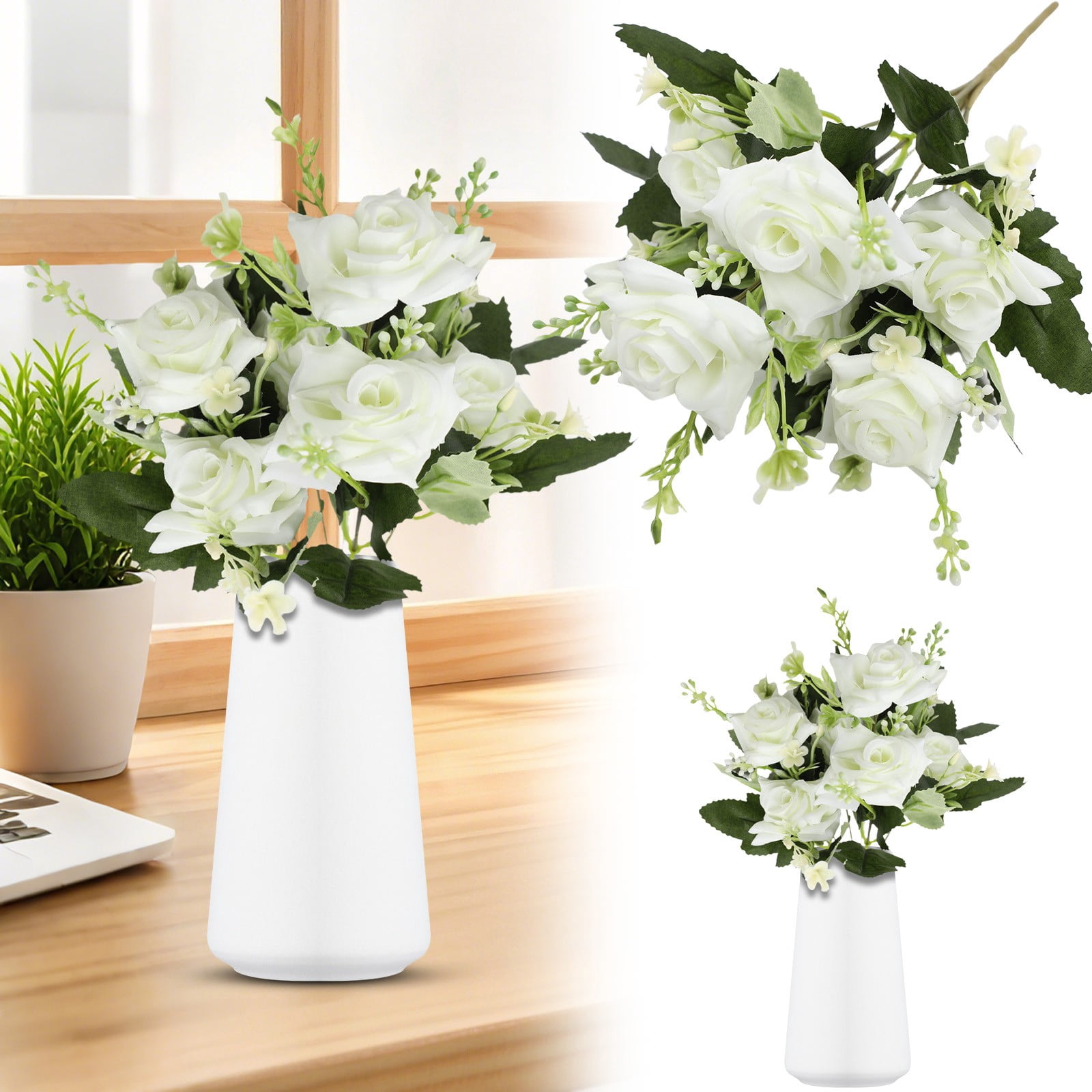 Artificial Silk Flowers Simulation Decorative Flowers For Indoor Home ...