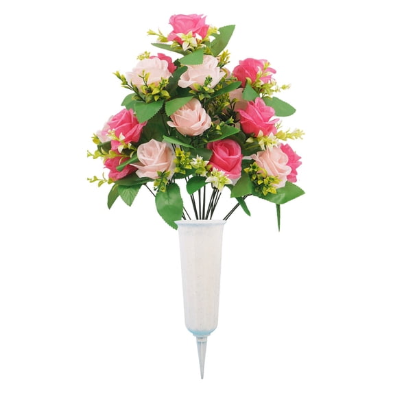 Affordablo Artificial Silk Funeral Flowers, Grave Tribute Wreaths ...
