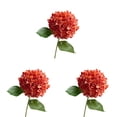 Artificial Silk Hydrangea Flowers, 26" Long Stem Hydrangea Bouquet ...
