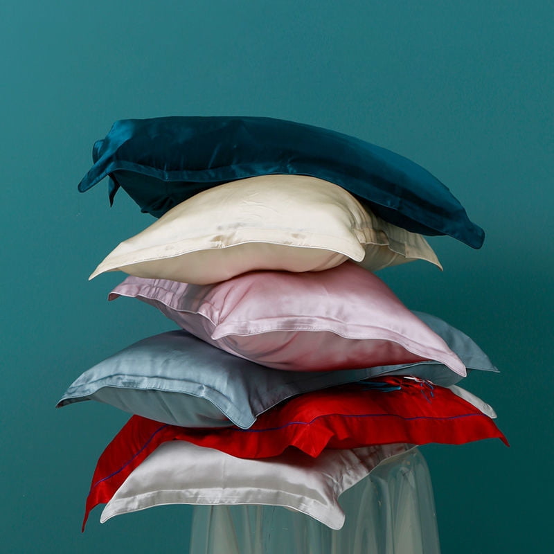 Artificial Silk Imitation Silk Pillow Case Protect Hair Skin Pillowcase ...