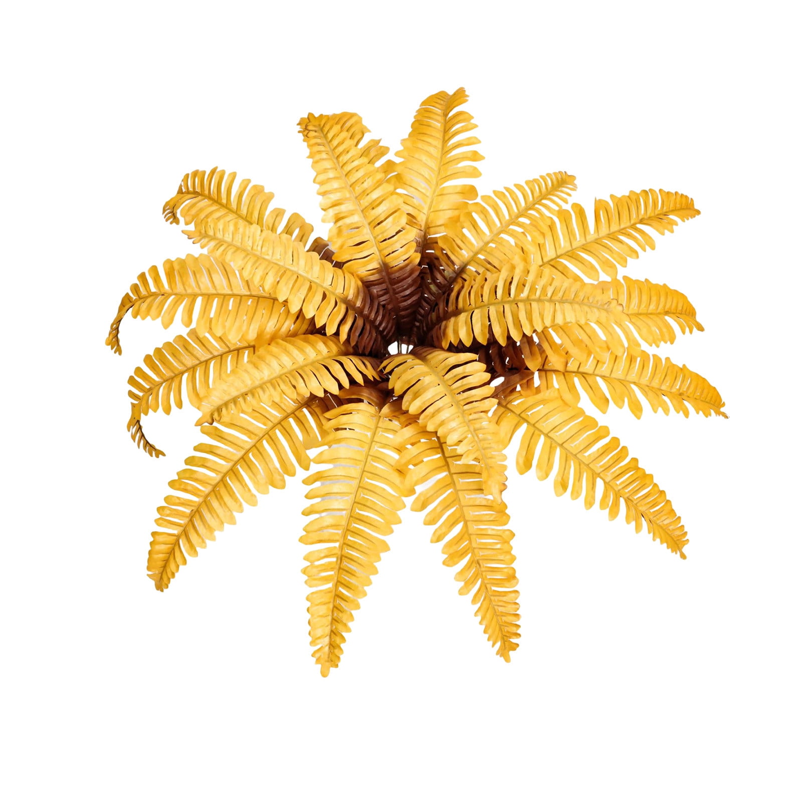 Artificial Silk Plant Boston Fern Bush Hanging Plants Fake Persian ...