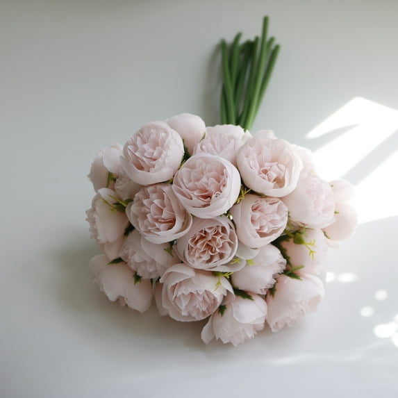 Artificial Silk Rose Bouquet for Wedding Centerpieces and Home Decor ...