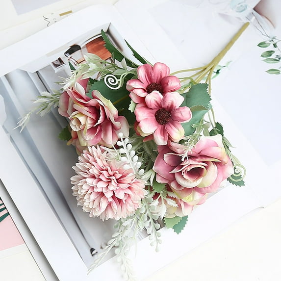 Artificial Silk Roses | Realistic Fake Flowers for Wedding & Home Decor ...