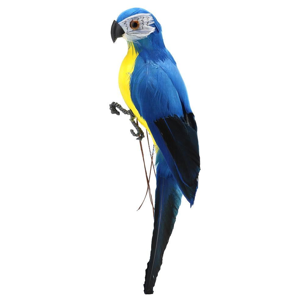 Artificial Simulation Foam Parrot Feather Garden Bird Prop Decor (Lake ...