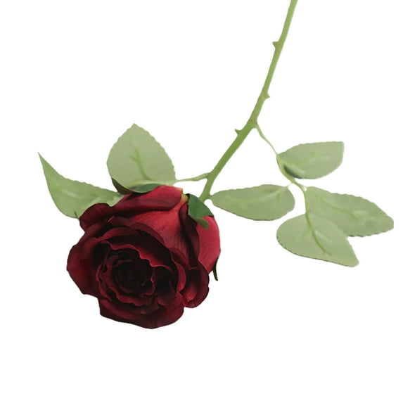Artificial Single-Headed Rose Bouquet, High-End Silk Flower Decoration ...