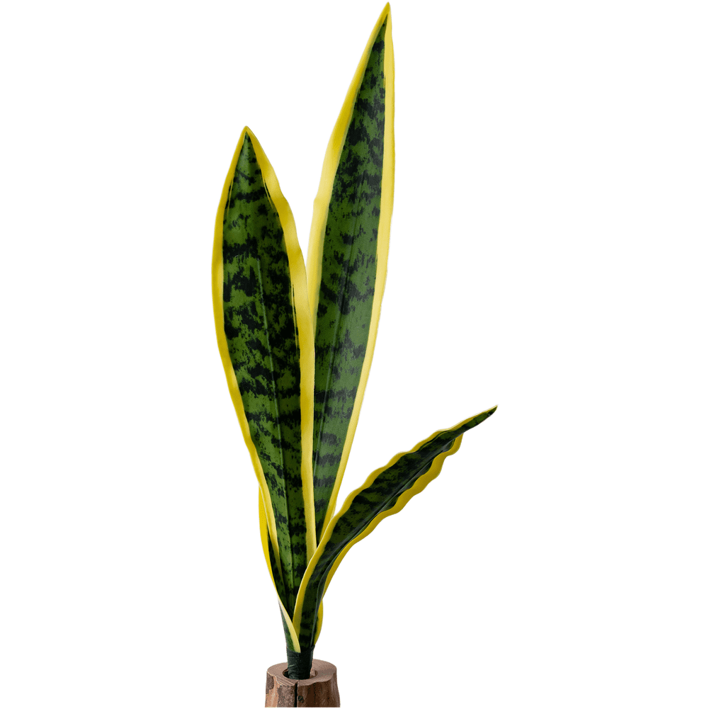 Artificial Snake Plant Fake Green PVC Plant for Indoor Decor Low ...
