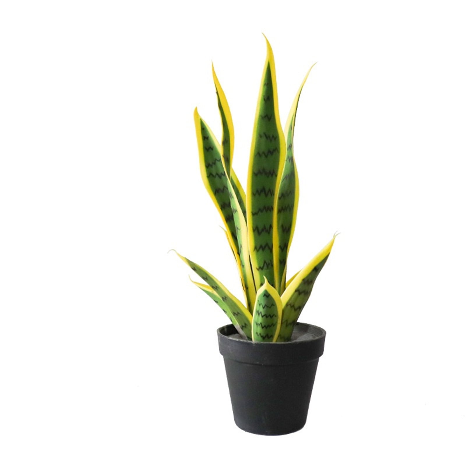 Artificial Snake Plant, Fake Sansevieria Fake Agave Potted Plants ...