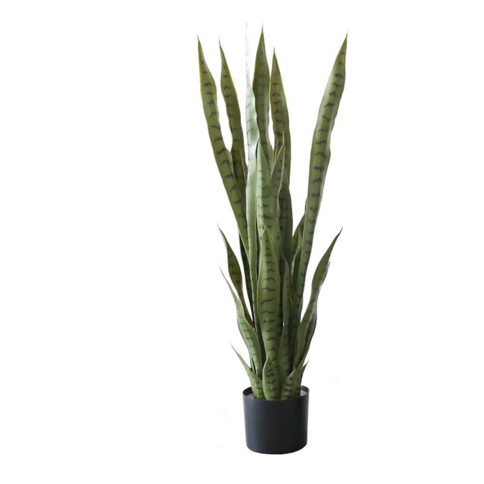 Artificial Snake Plant,Sansevieria Fake Agave Potted Plants Plastic ...