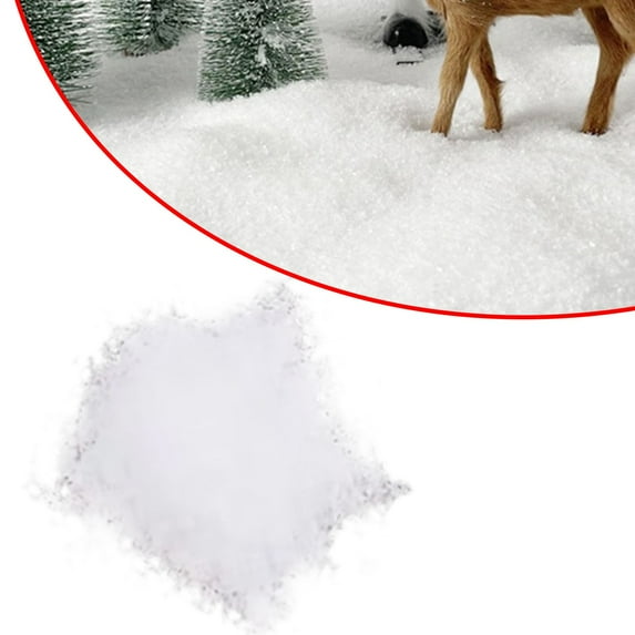 Artificial Snow Flakes, Fake Snow Winter Decor, Christmas Village Snow ...