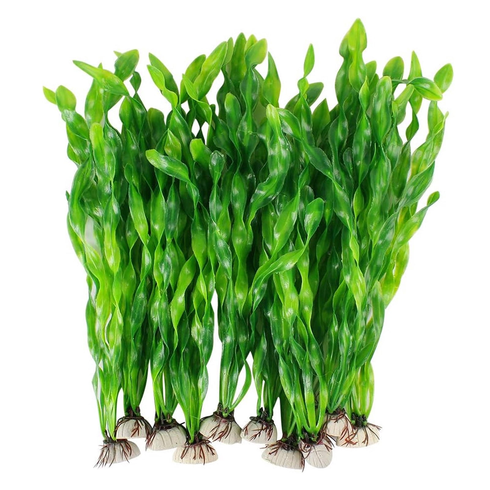Artificial Spirals Water Plant Aquarium Landscape Water Grass 10PCS ...