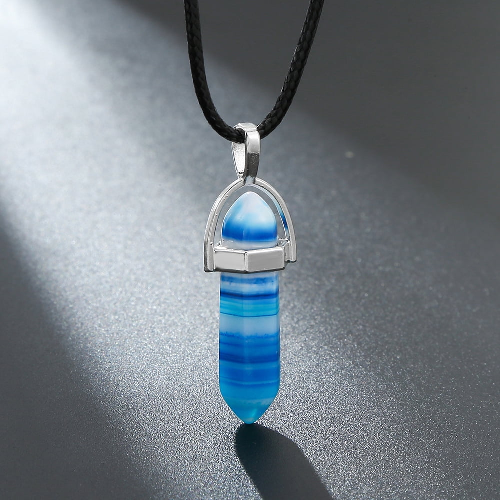Artificial Stone Round Collar Necklace,Blue Gate,Blue Gate - Walmart.com