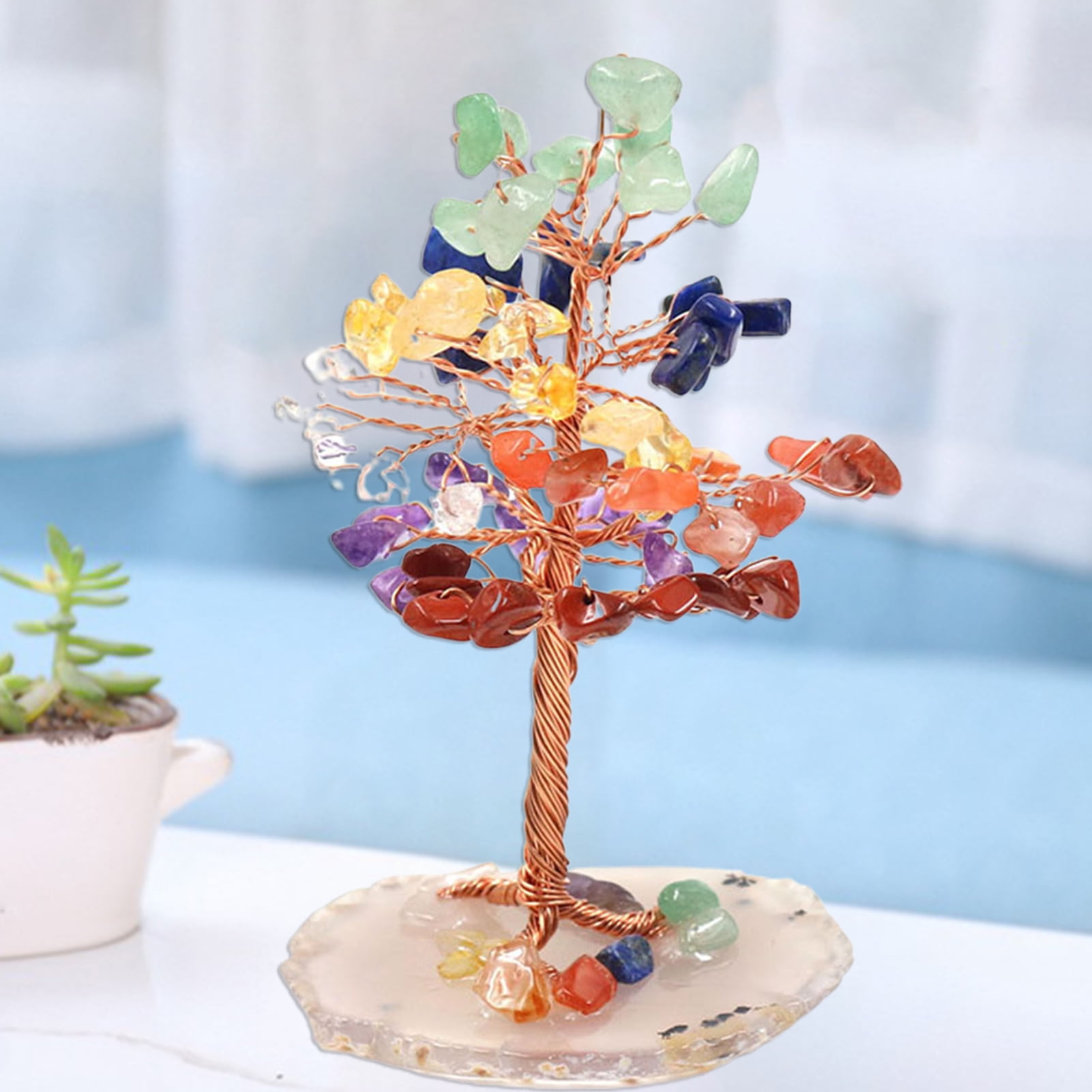 Artificial Stone Tree Vivid Handcrafted Long Lifespan Positive Energy ...