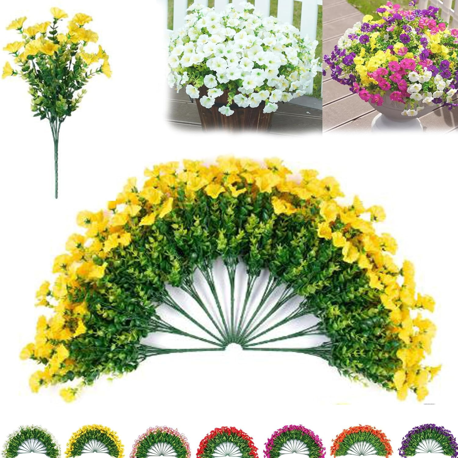 Artificial Straight Plug Flowers, Artificial Straight Plug Plant ...