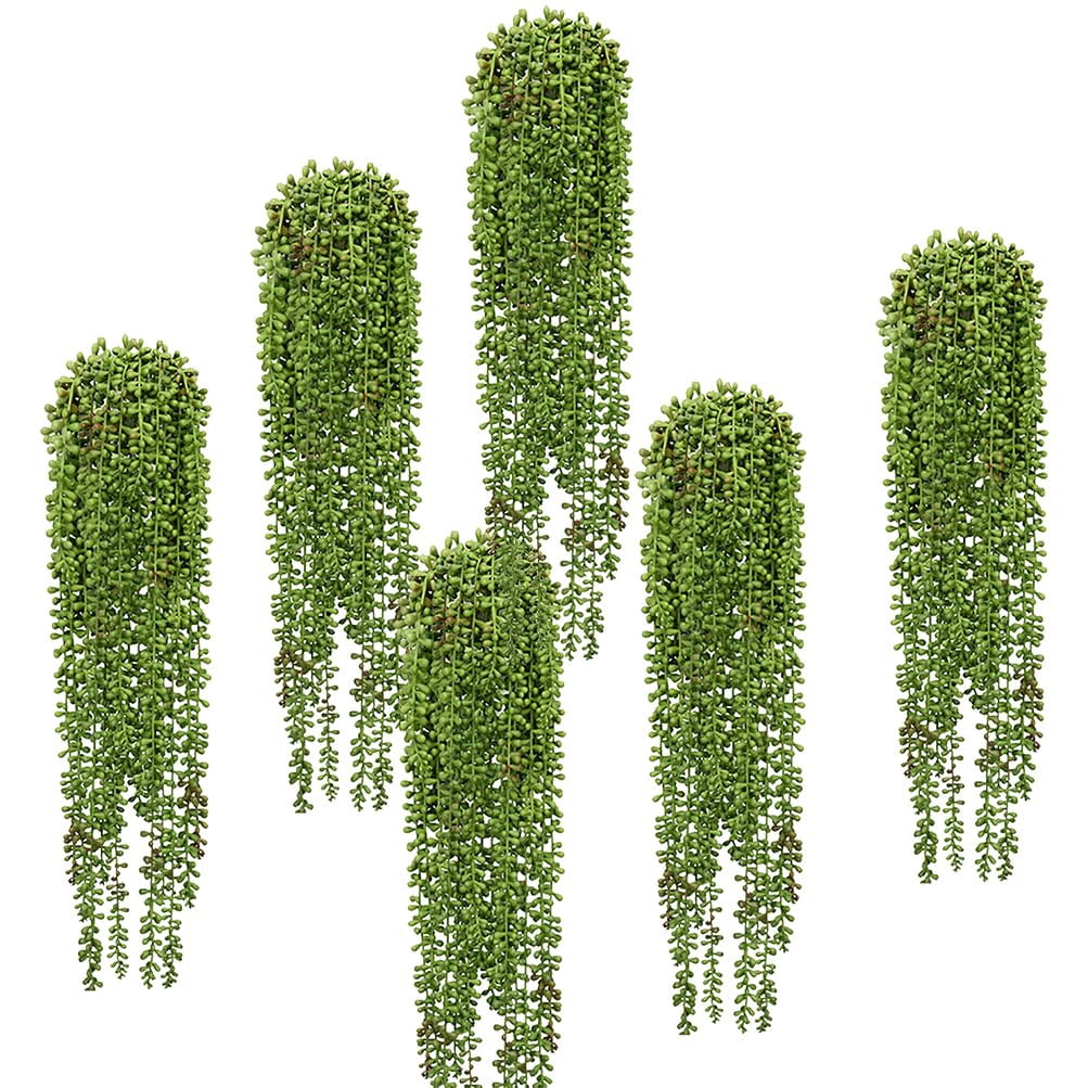 Artificial String of Plants 6green 6 Count Hanging Home Garden Decor ...