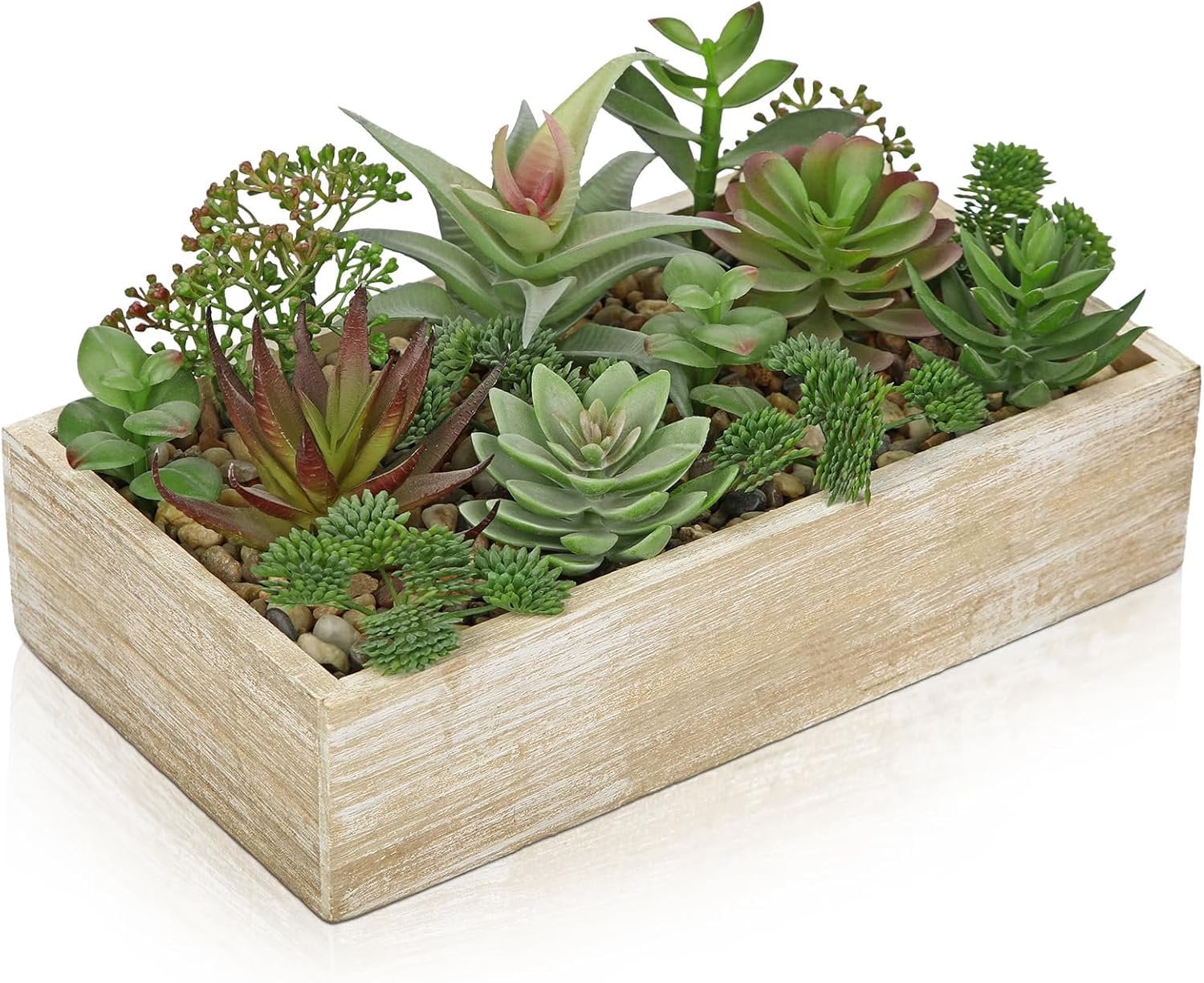 Artificial Succulent in Pot 10 Inch Succulent Arrangement Potted ...