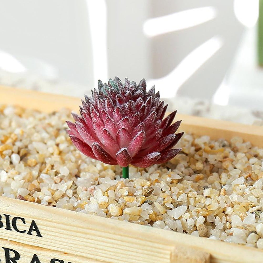 Artificial Succulents Plant Simulation Mini Fake Succulents Potted ...