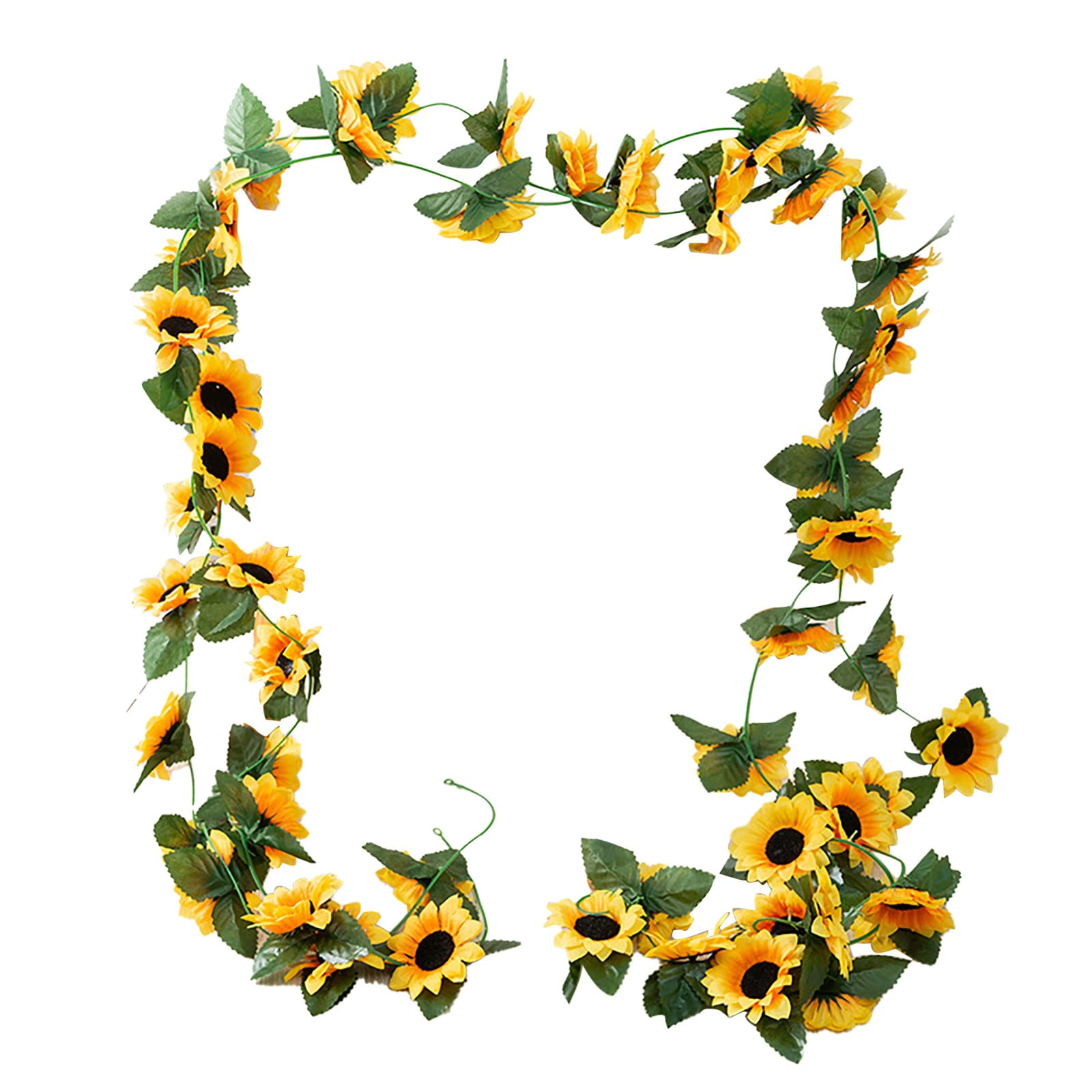 Artificial Sunflower Garland, Cosmug Hanging Fake Flower Vine ...