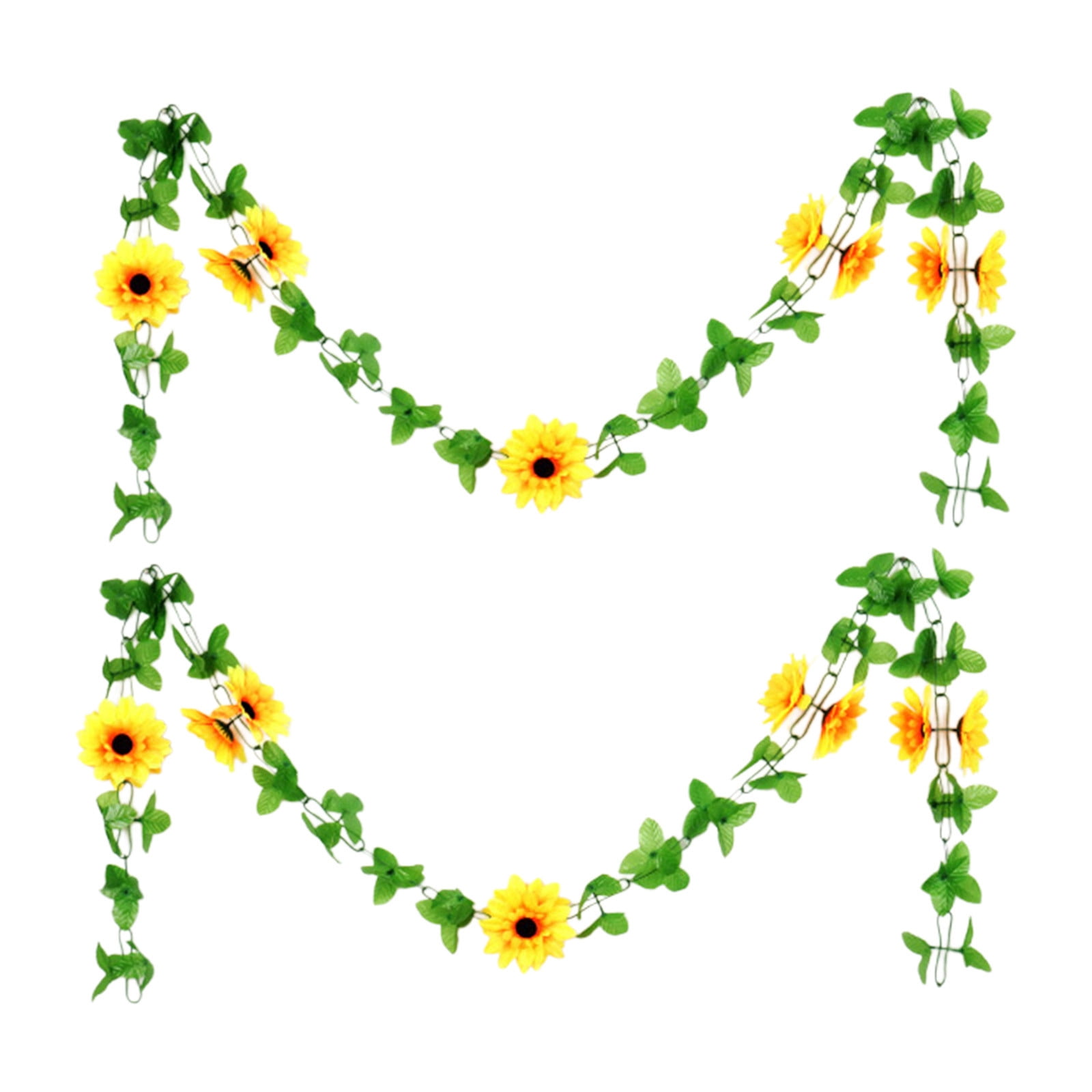Artificial Sunflower Vines - Realistic 2.2M Rattan Decor with Bright ...