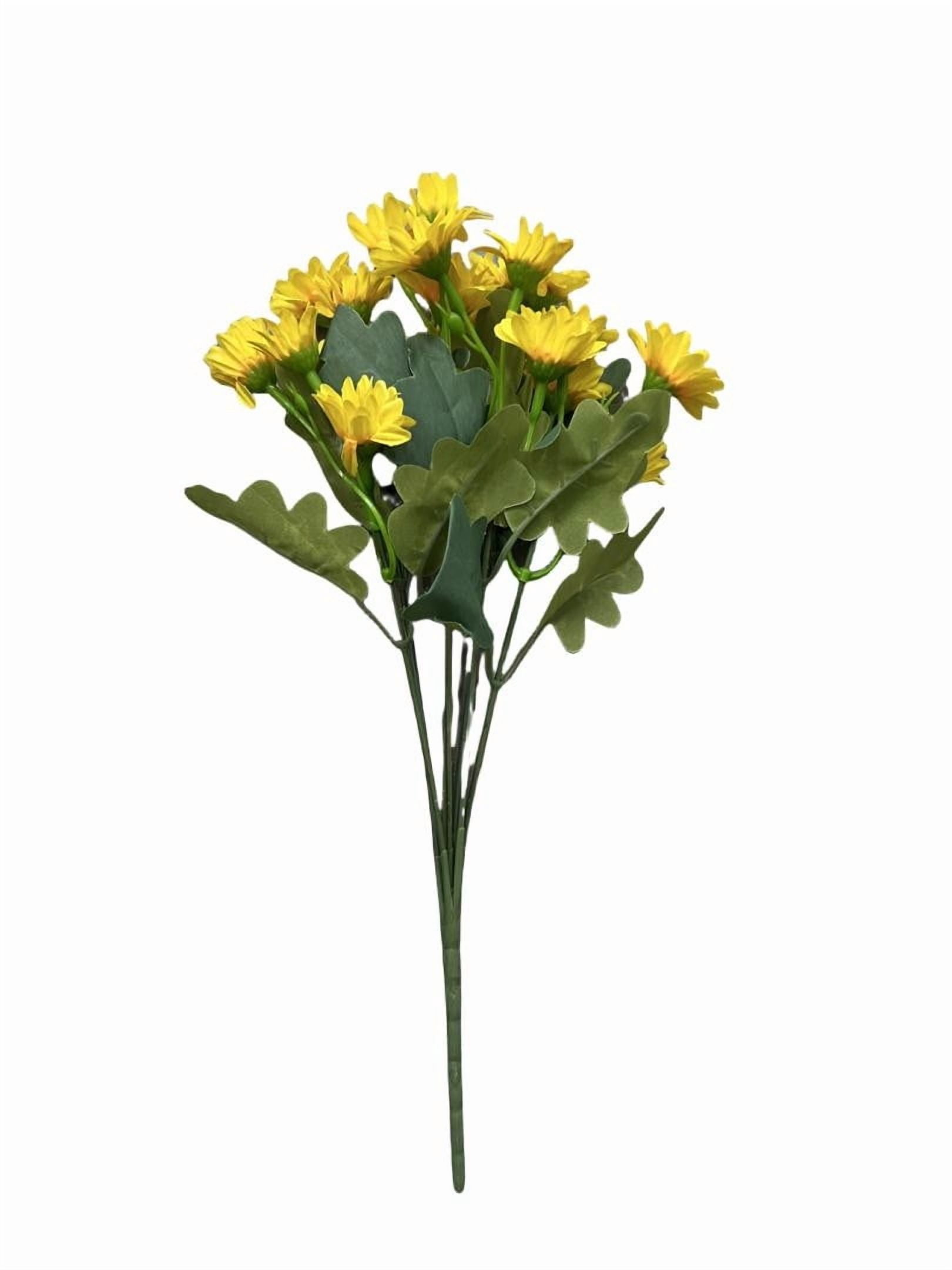 Artificial Sunset Flowers Bouquets | Outdoor Fade-Resistant Silk | 5 ...