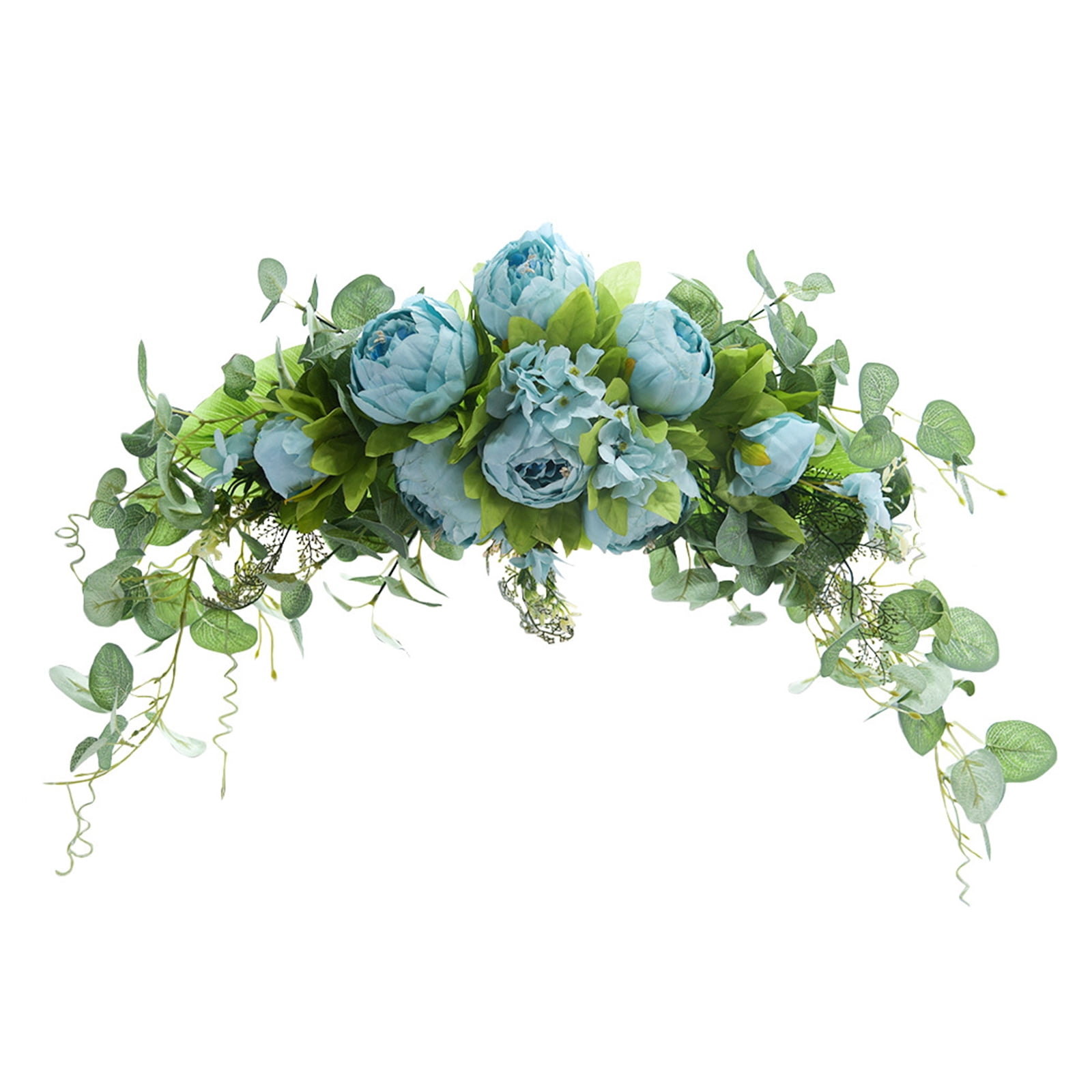 Artificial Swag Simulated Lintel Wedding Peony Wreath Spring Garland ...