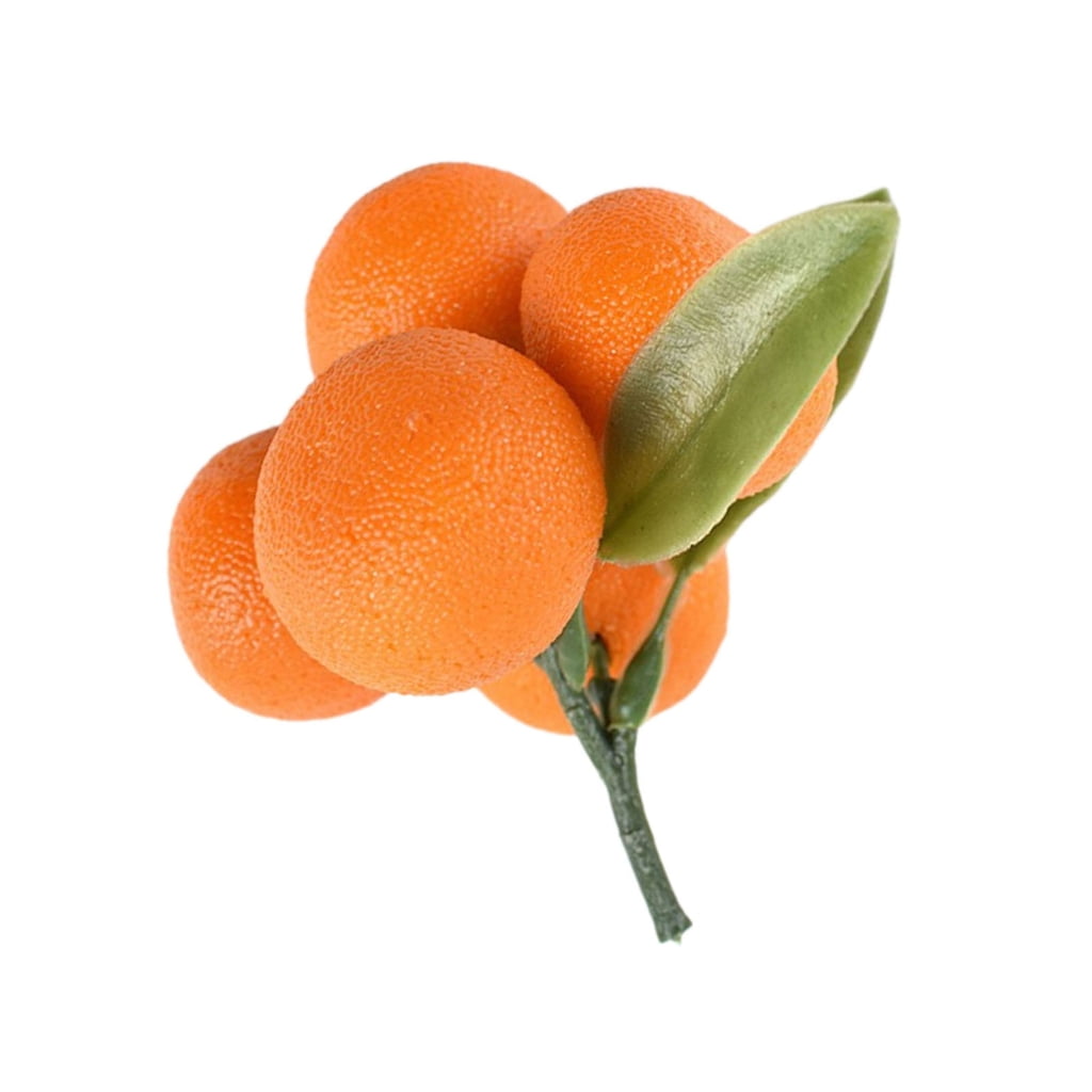 Artificial Tangerine Photography Props for Party Decorations Realistic ...