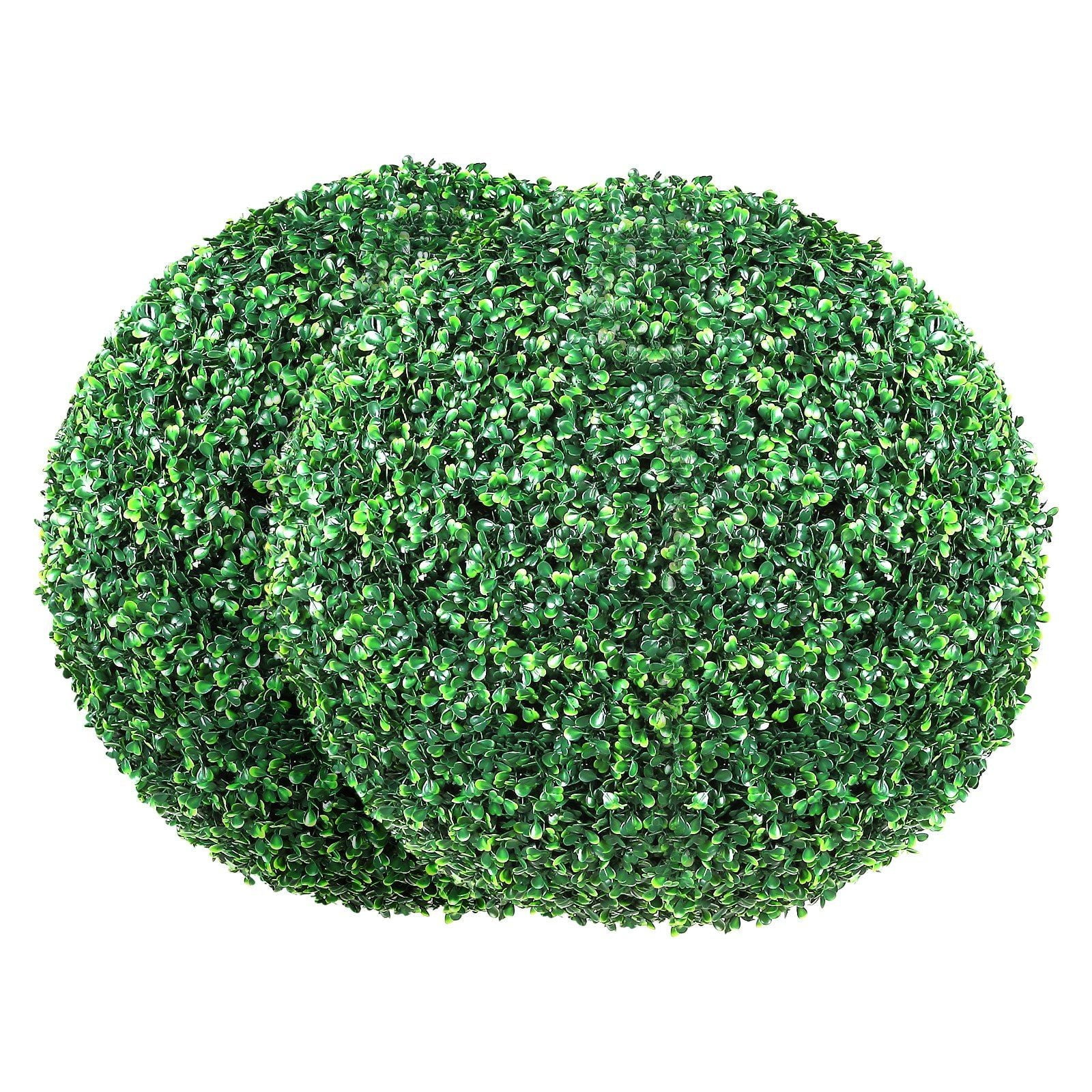 Artificial Topiaries Boxwood Trees 16‘ Tall (2 Pieces) Ball-Shape Faux ...