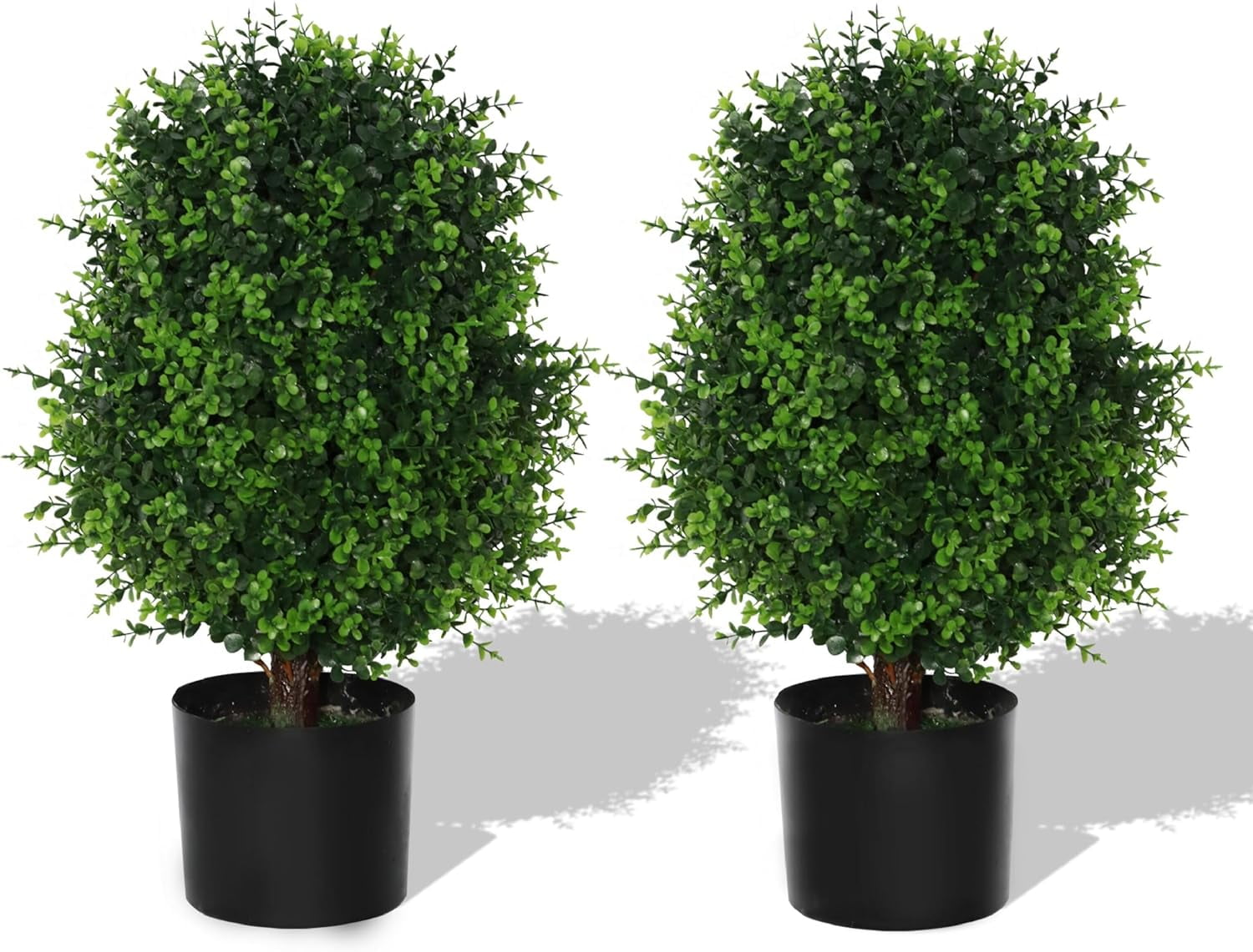 Artificial Topiaries Cedar Tree, Realistic Faux Topiary, 21.6 Inch ...
