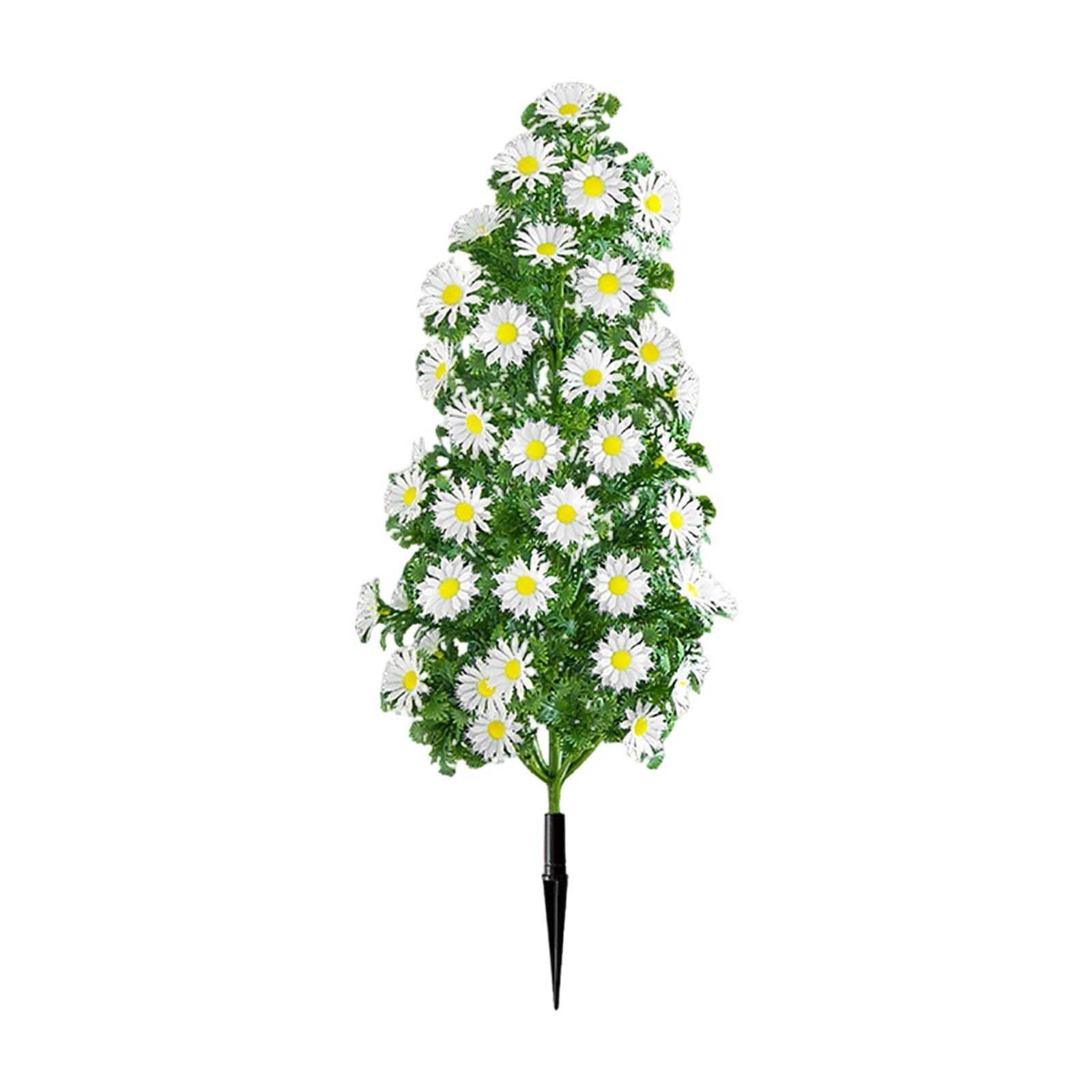 Artificial Topiary Ball Tree Flowers 19.69 Inch, Cone Shaped Floral ...