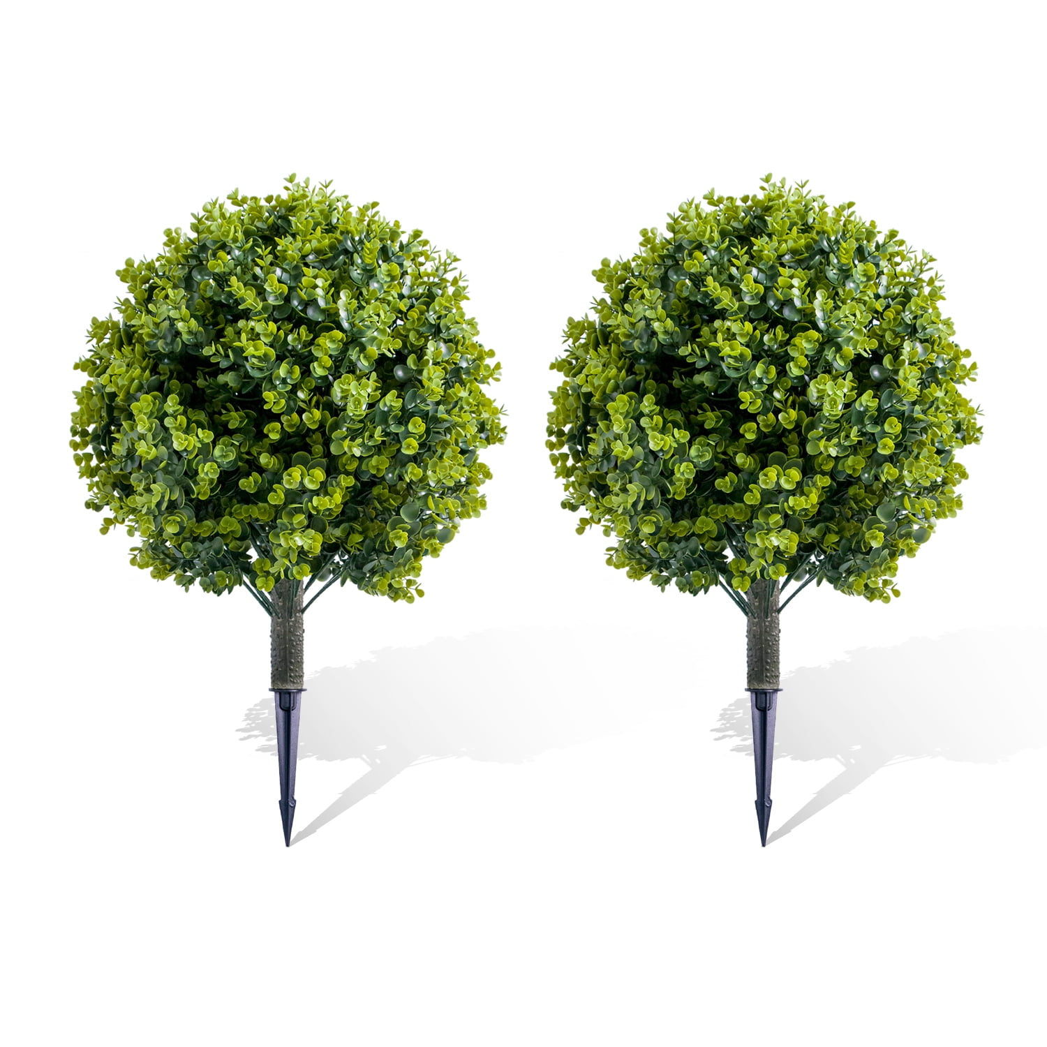 Artificial Topiary Ball Tree with Ground Spike for Indoor and Outdoor ...