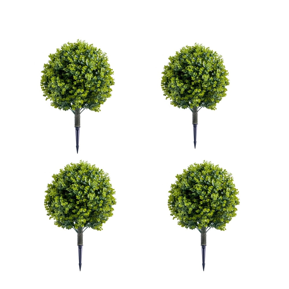 Artificial Topiary Ball Tree with Spike,Artificial Cedar Tree for Home ...