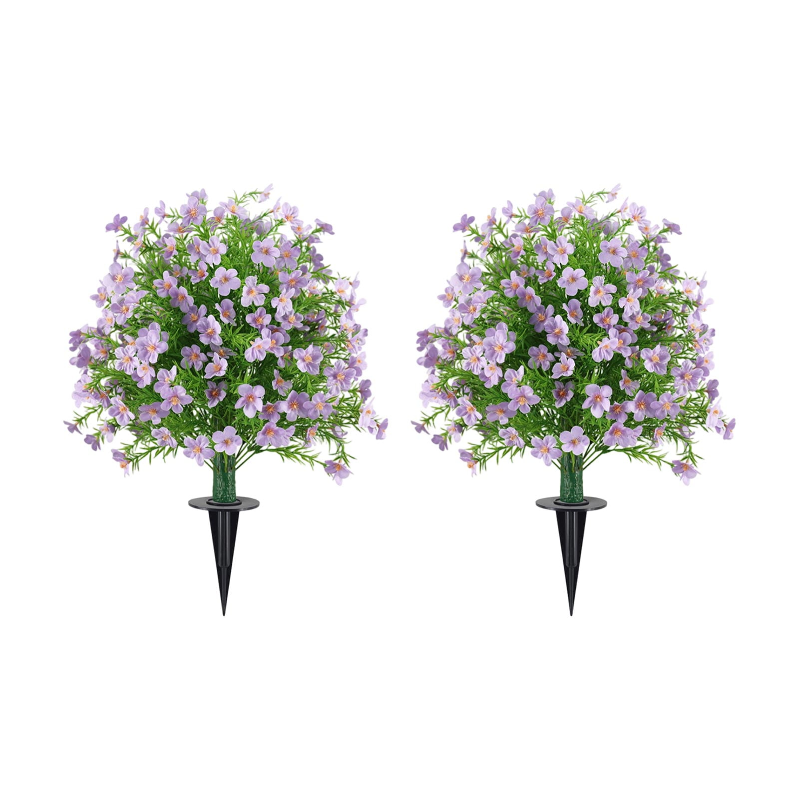 Artificial Topiary Bushes for Outdoors with Spike, Boxwood Ball Fake ...