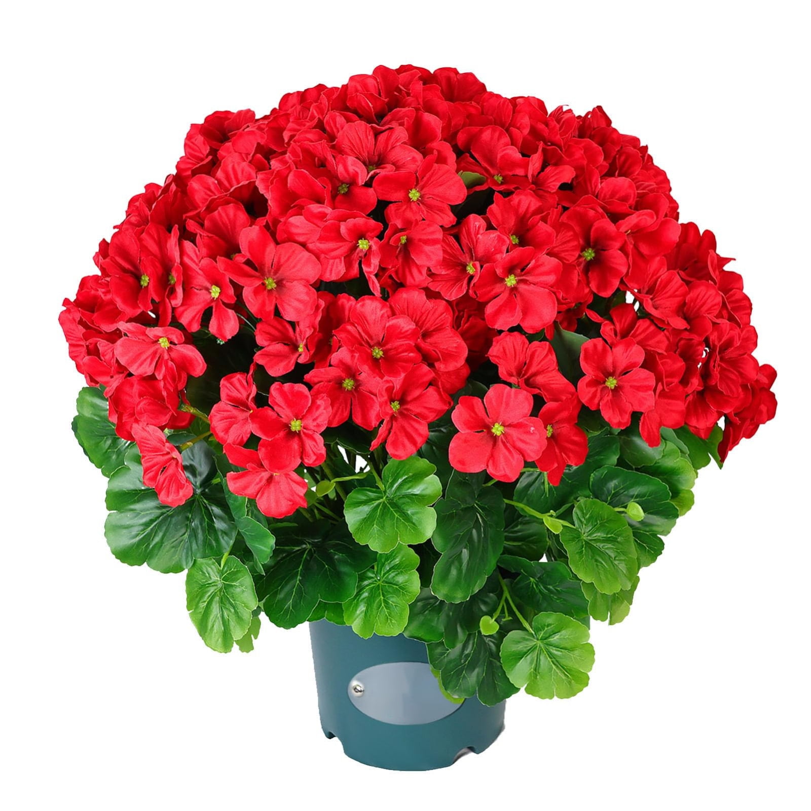 Artificial Topiary for Outdoors, Geraniums Artificial Flowers Realistic ...