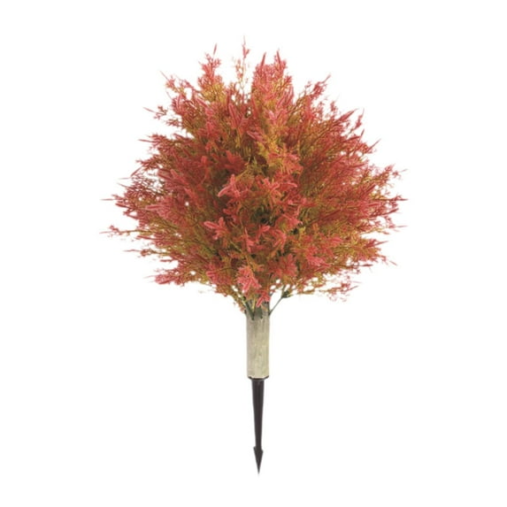Artificial Topiary Tree Ground Spike Faux Shrub Plastic Construction ...