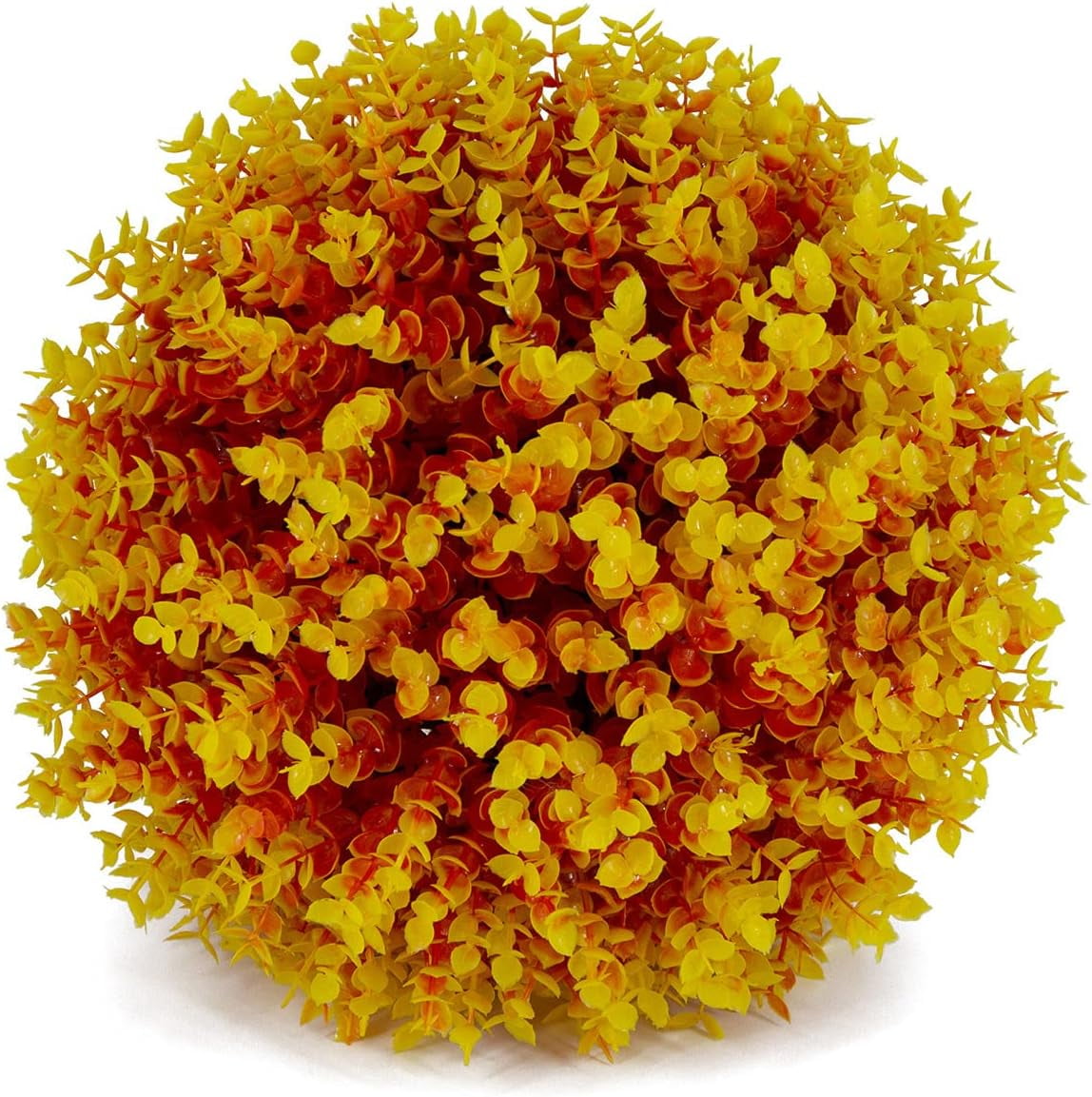 Artificial Topiary Trees Ball, Lifelike Plants Leaf Boxwood Decor Cone ...