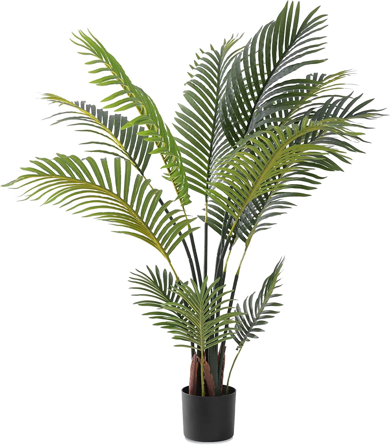 Artificial Tree - Areca Palm Faux Trees Outdoor - Artificial Plants for ...