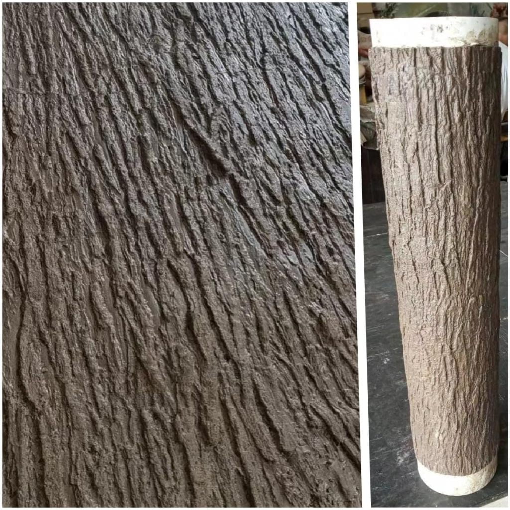 Artificial Tree Bark, 15.75x39.37 Inch Fake Bark for Pillars Pipes ...