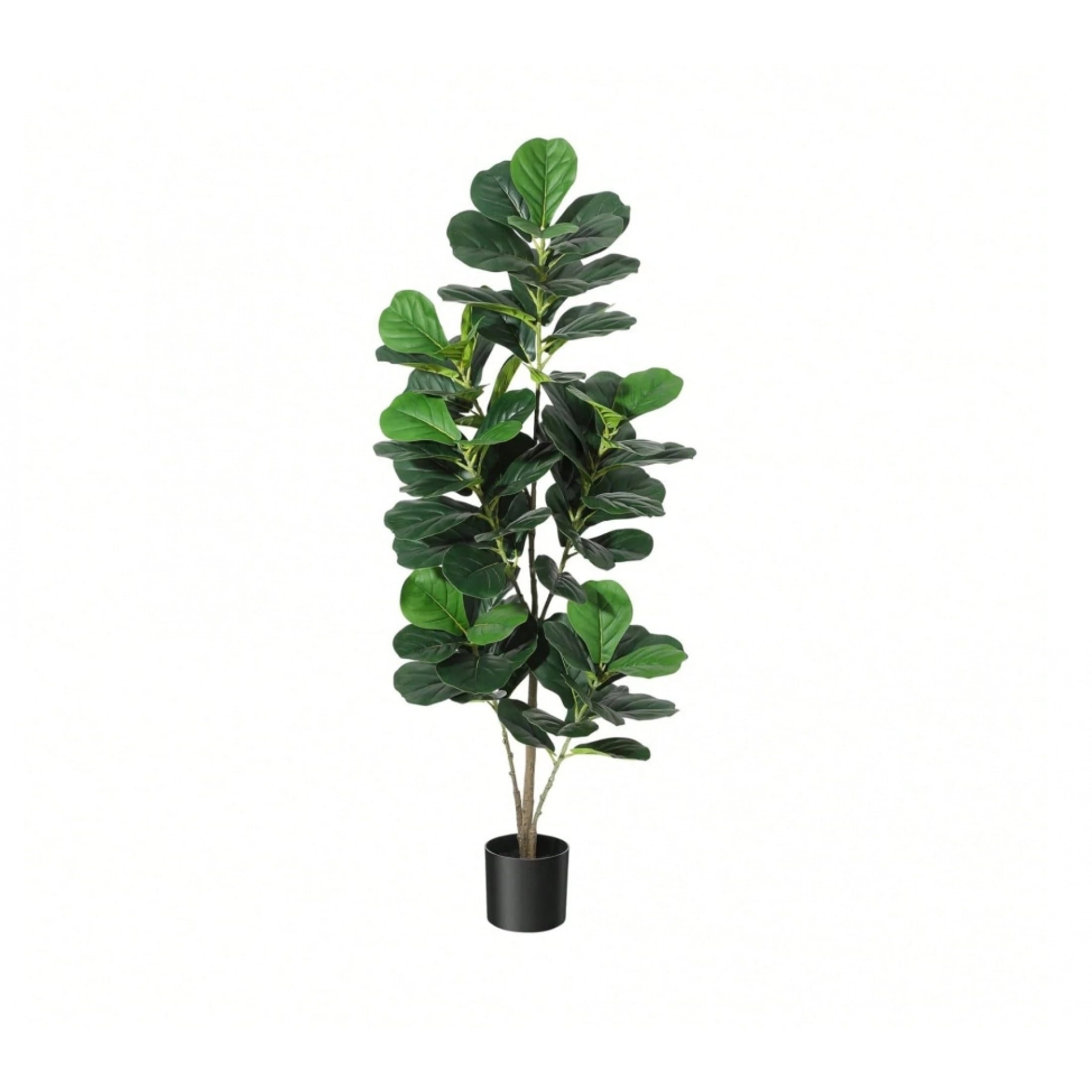 Artificial Tree,Faux Fiddle Leaf Fig Tree,4ft Tall Ficus Tree ...