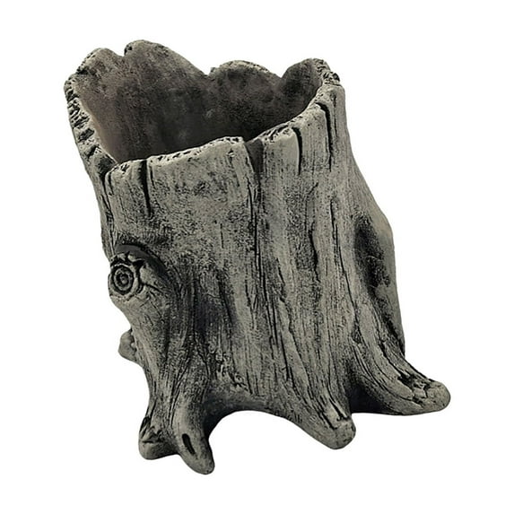 Artificial Tree Stumps Vase Decorative Planter Pots Barks Flower Pots ...