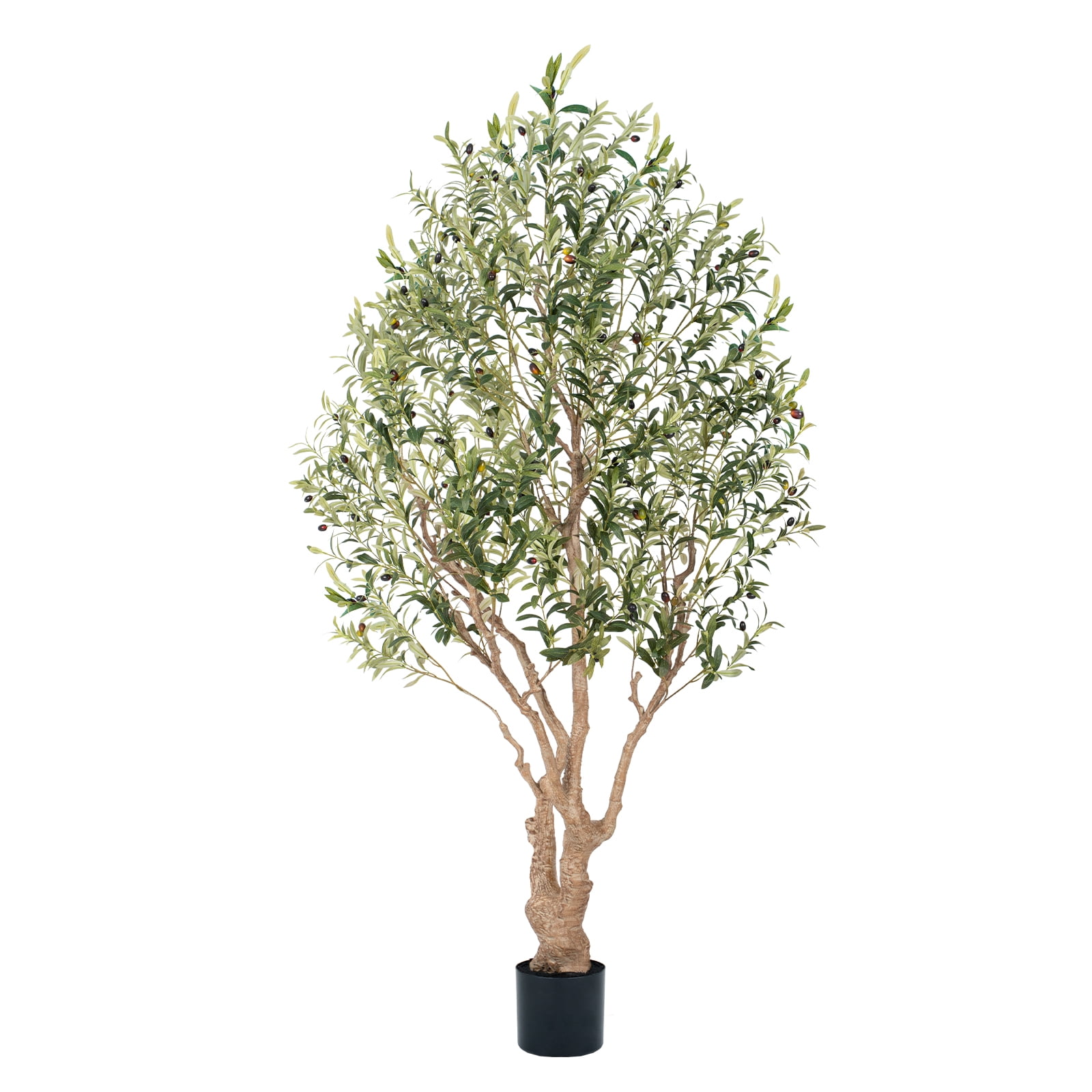 7FT Olive Trees Artificial, Large Faux Olive Tree, Faux Tree Indoor ...