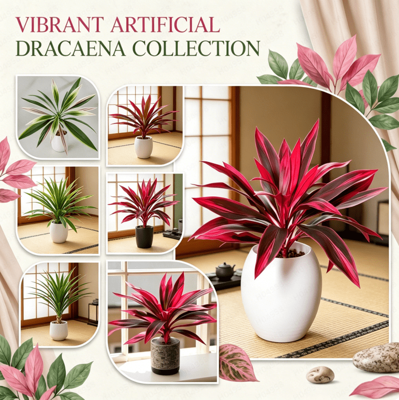 Artificial Tropical Plant UV Resistant Large Faux Plants – 18-Inch Faux ...